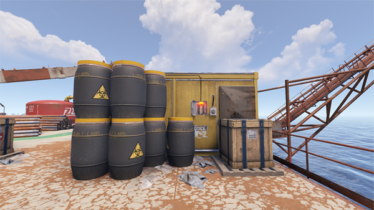 【RUST】スモールオイルリグの攻略詳細【Small Oil Rig】キーカードパズル | れぺぱん